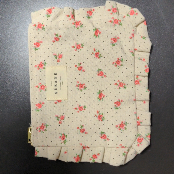 Sezane | Accessories | Sezane Floral Pouch | Poshmark